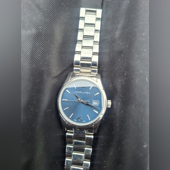 Jewelry | Hamilton Jazz Master Lady Blue Dial Ladies Watch | Poshmark